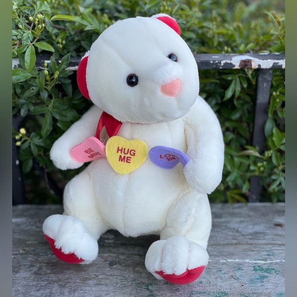 Hallmark | Toys | Hallmark White Plush Bear Stuffed Animal | Poshmark